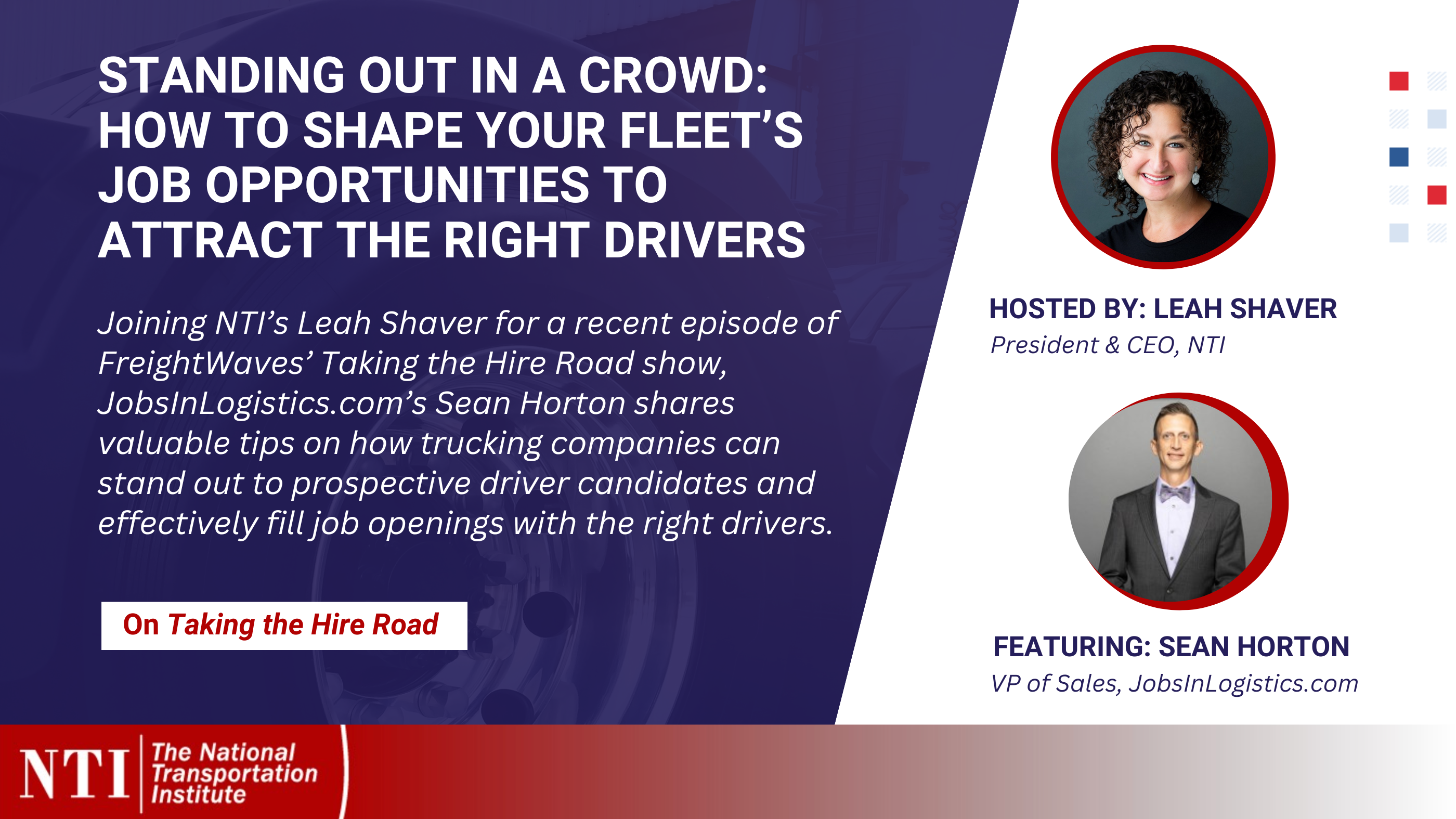 Standing out in a crowd: How to shape your fleet’s job opportunities to ...